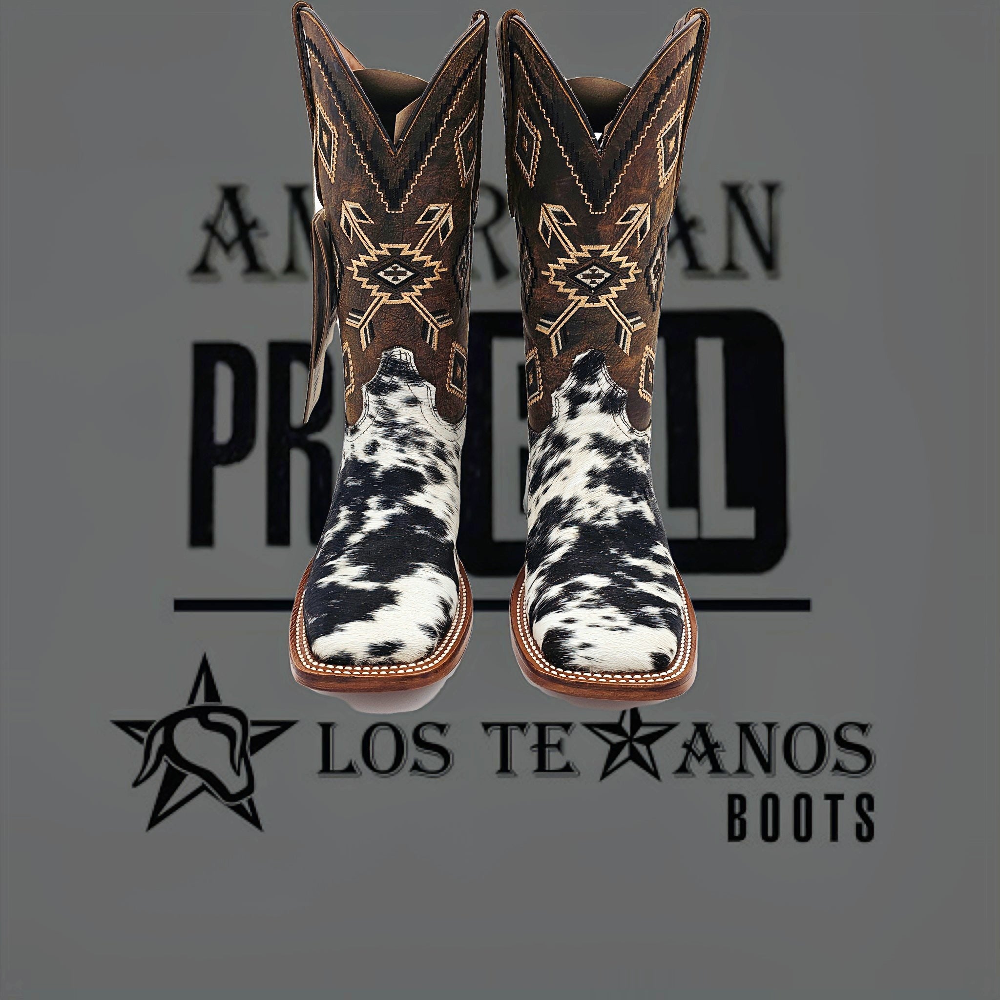 Bota vaquera hombre pelo de vaca [pro3008] – Texanos Boots Oficial